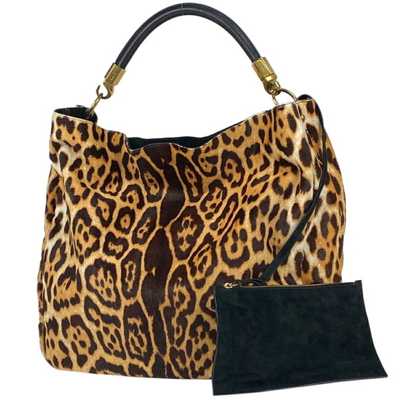 Yves Saint Laurent | Bags | Saint Laurent Leopard Yves Bag Print ...